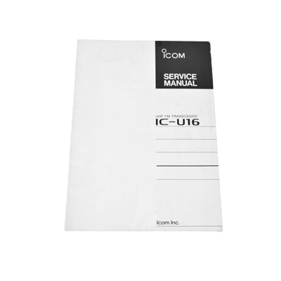 Manual de servicio ICOM MAN-ICU16, para IC-U16.