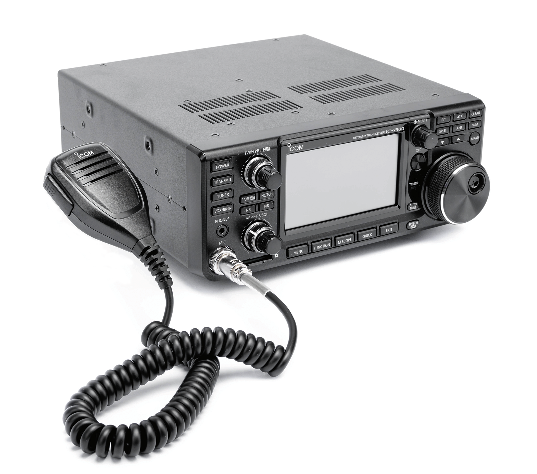 Radio base HF ICOM IC-7300/02, en banda de 50MHz, 100W, en modos de ...